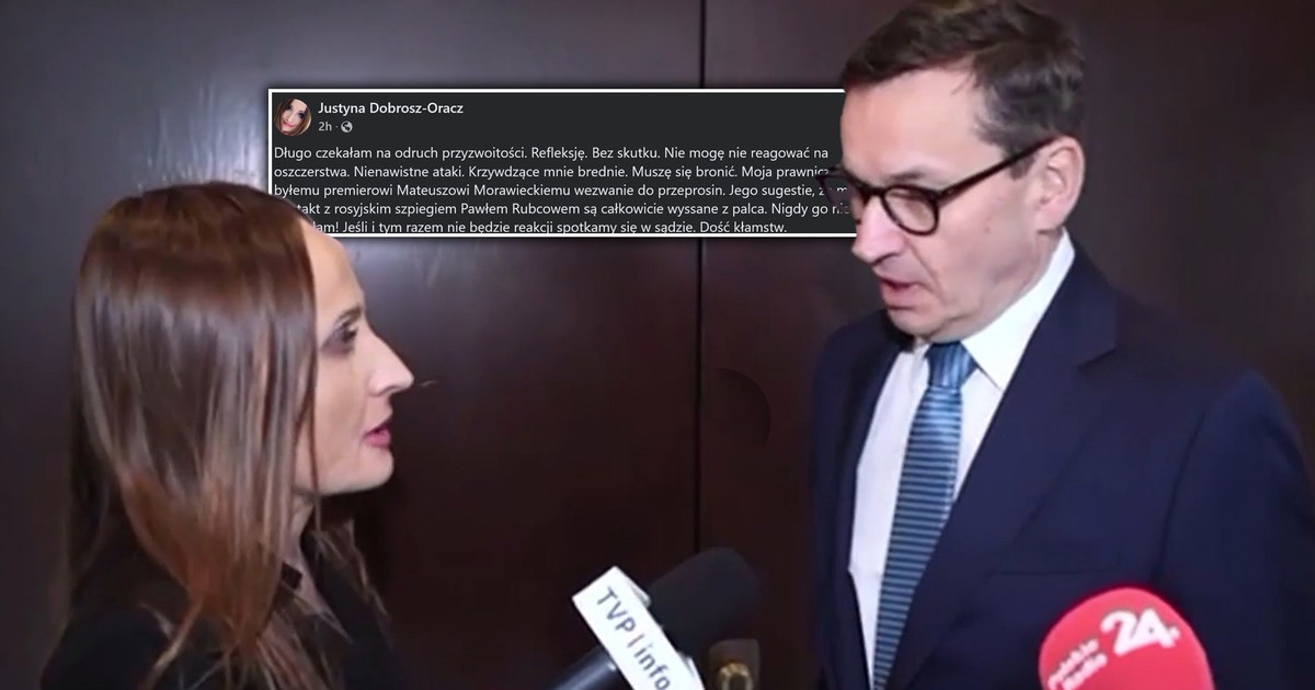 Justyna Dobrosz Oracz grozi pozwem Morawieckiemu. "Dość kłamstw"