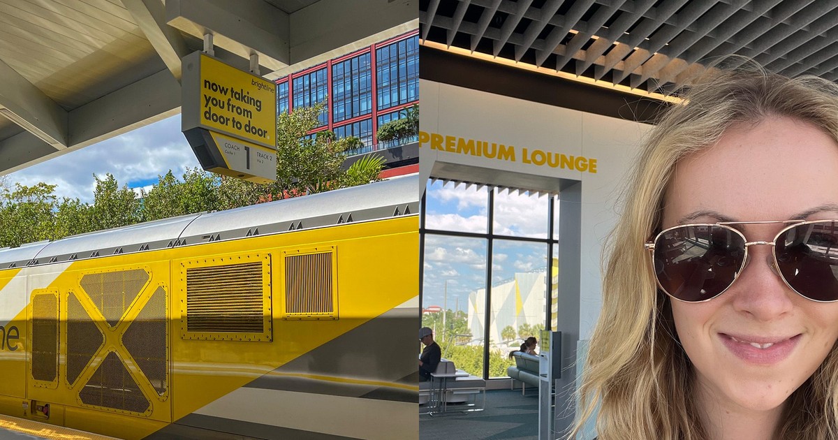 I booked a premium ticket on Florida's high-speed Brightline train for ...