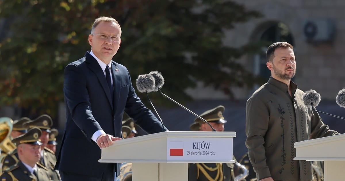 Prezydent Duda przemówił w Kijowie. Nagle zrobił coś niespodziewanego