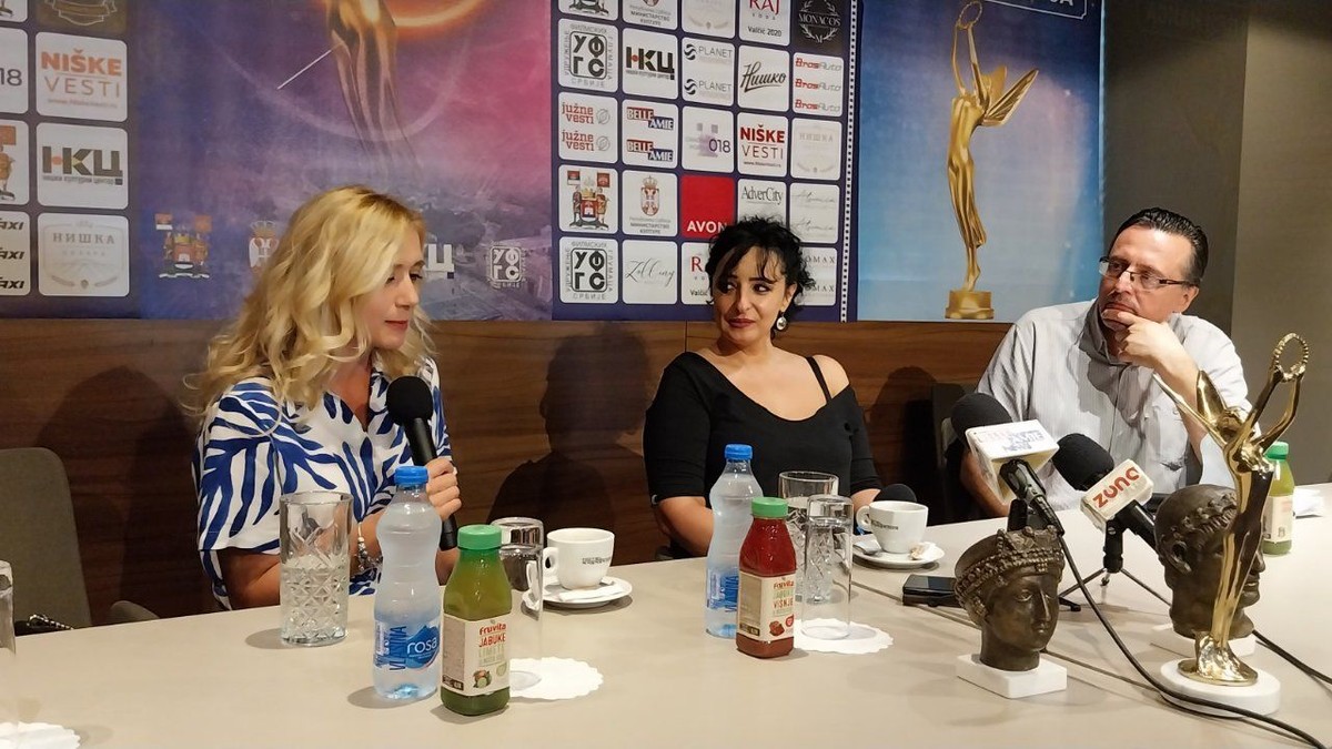 Tanja Pjevac glumica druge festivalske večeri Filmskih susreta u Nišu ...