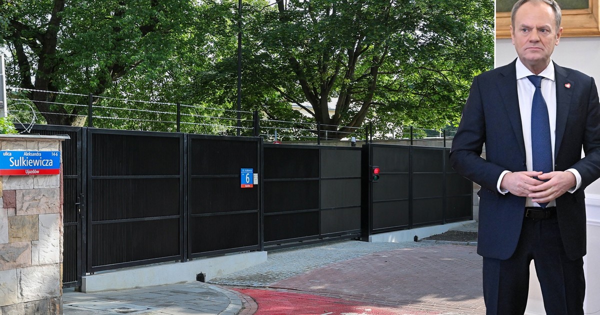 Remont u Donalda Tuska pod specjalnym nadzorem. Postawią mu nowy płot