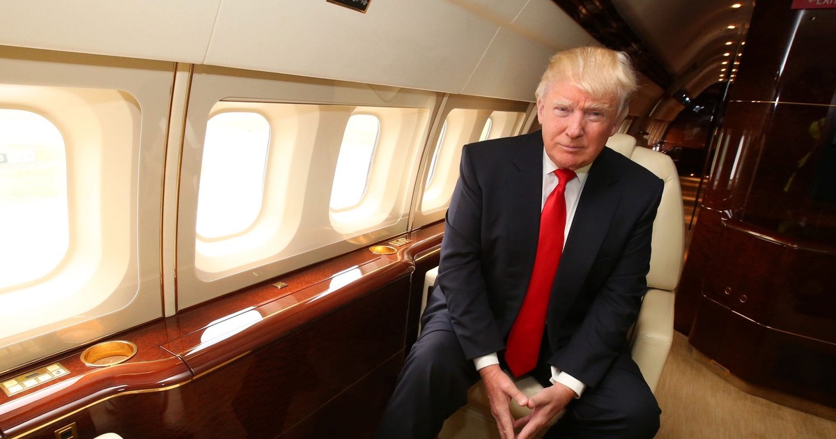 See inside Trump's prized $100 million Boeing 757 private jet he's ...