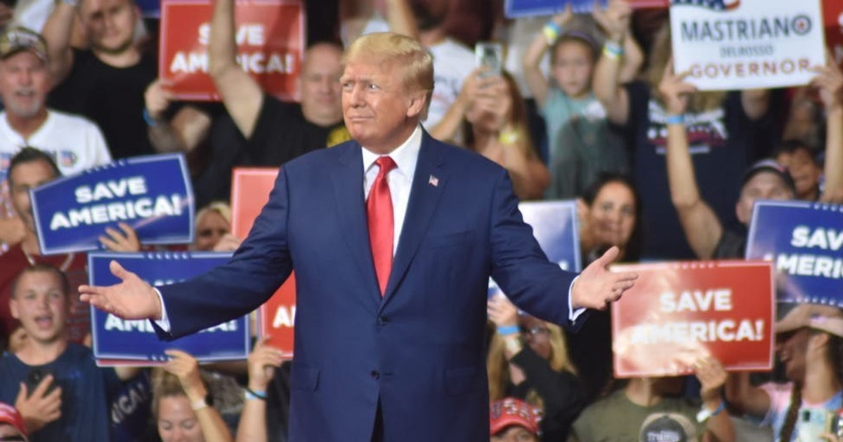 Trump said Mar-a-Lago documents were for his presidential library ...