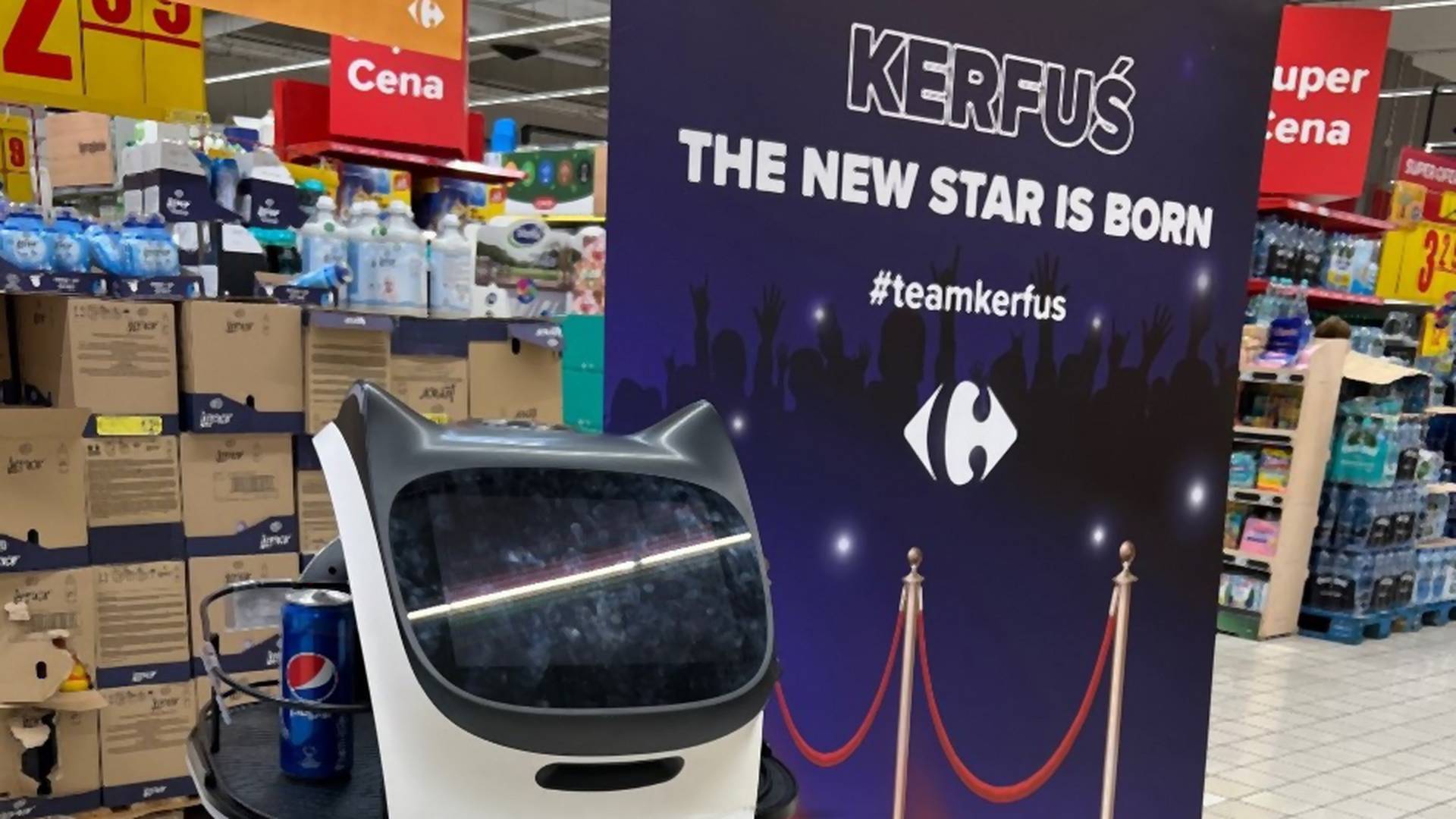 Kerfuś królem Polski i zbawcą świata. Robot z supermarketu stał się ...