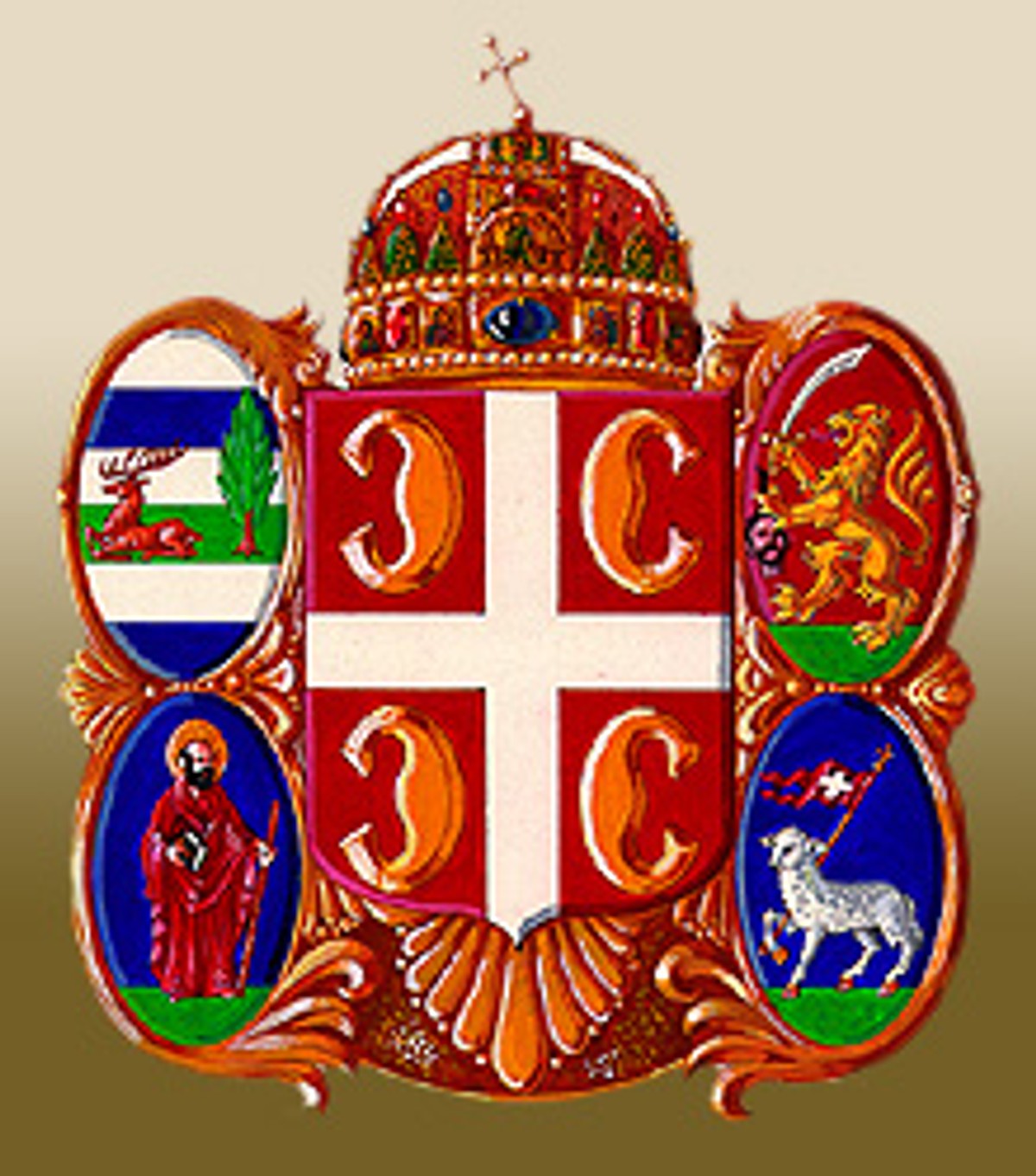 UGARSKA KRUNA, CRNI ORAO, ČETIRI OCILA Kakve je sve grbove Vojvodina ...