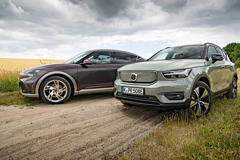 Elektryczne SUV-y. Volvo XC40 P8 Recharge kontra Genesis GV60 - porównanie pod napięciem