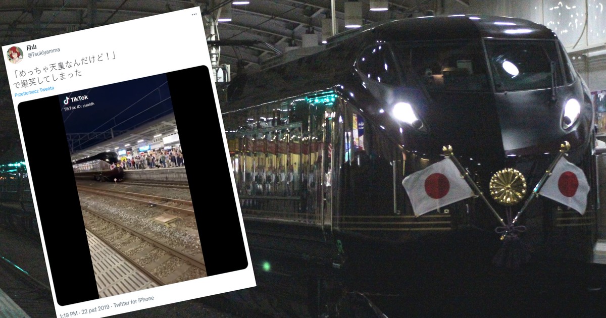 Japończycy piszczeli na widok tego pociągu. Mogą nim jeździć tylko ...
