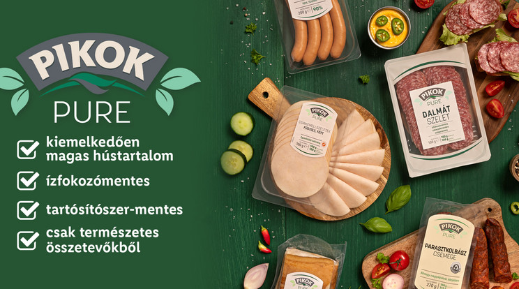 Minden asztalon ott a helye: csúcsminőséget kínál a Pikok Pure ...