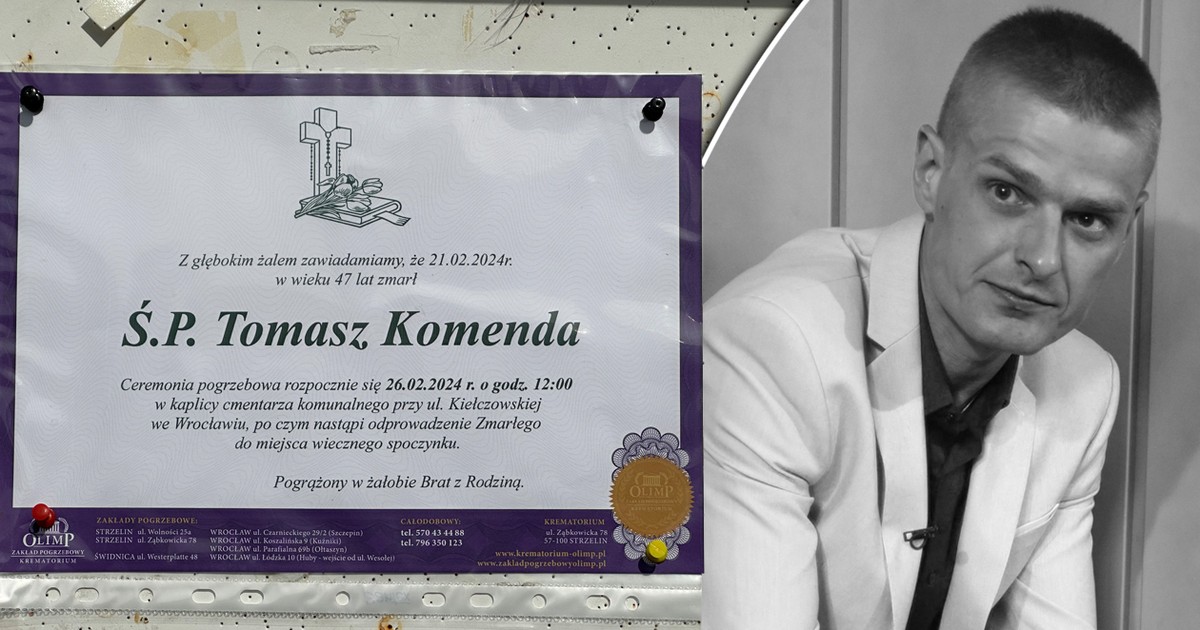 Pogrzeb Tomasza Komendy. Ostatnie przesłanie. Trzy krótkie słowa