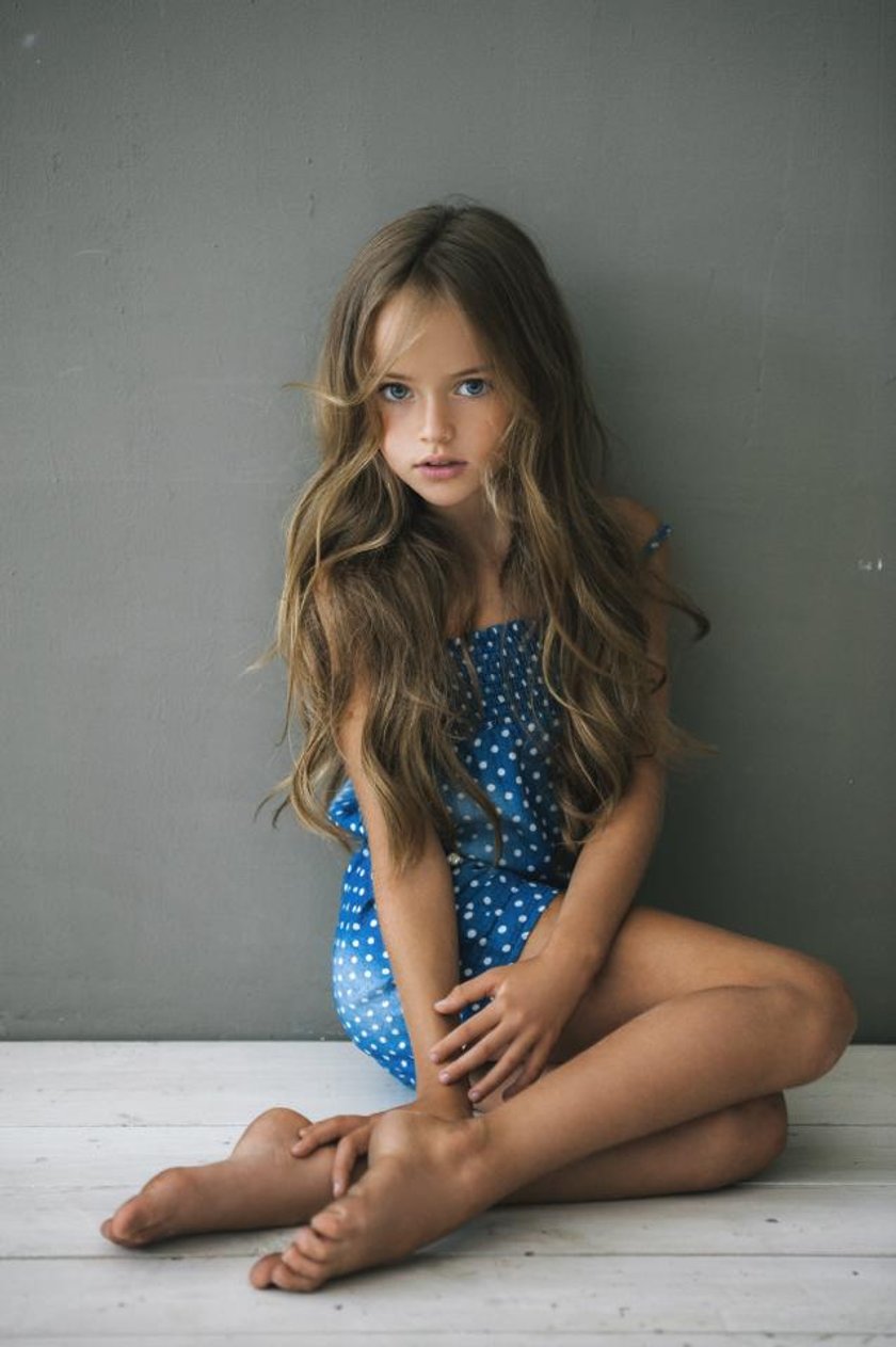 Dziecięca Modelka Najmłodsza Supermodelka Kristina Pimenova Rosja