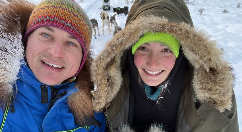 This couple moved to Alaska to start a dog sledding business. They now ...