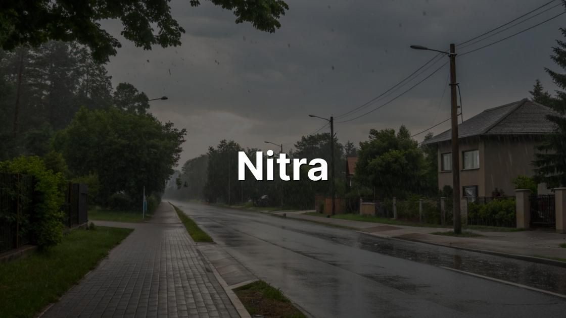 Nitra: Dnešná predpoveď počasia (05. 08. 2025) | Azet Počasie