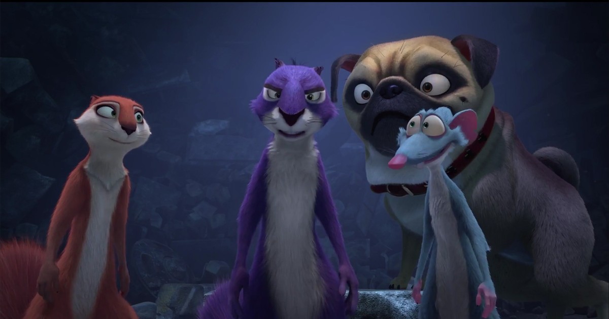 Cezary Pazura i Sonia Bohosiewicz na planie dubbingu "Gangu Wiewióra 2 ...