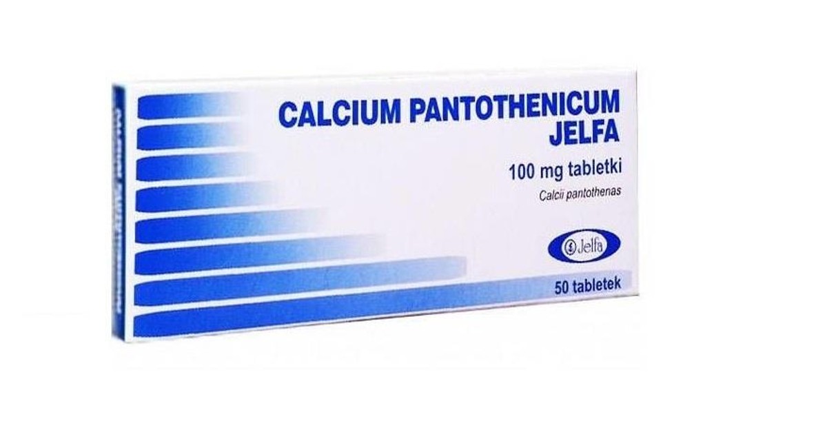 Calcium Pantothenicum Jelfa - wskazania i dawkowanie