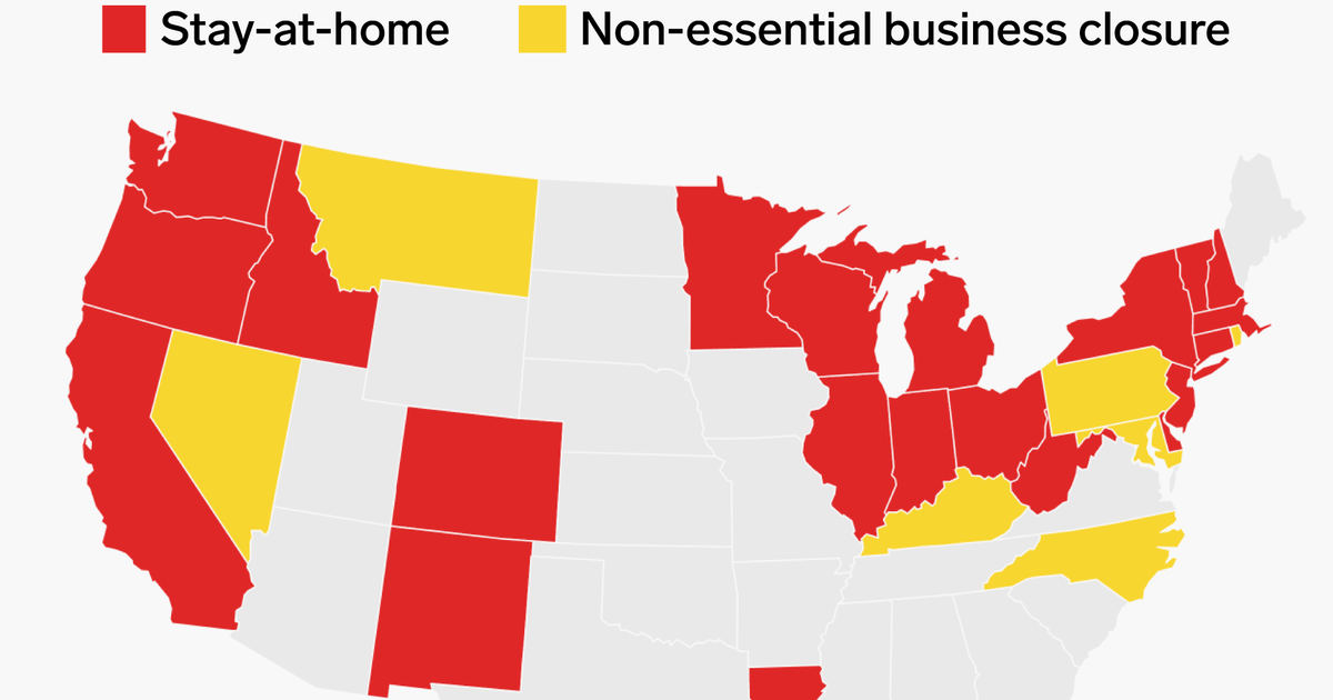 Almost half of all Americans have been ordered to stay at home. This ...