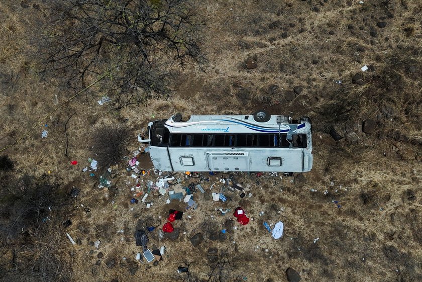 Tragedia w Meksyku. Autobus dachował, zginęło 11 osób
