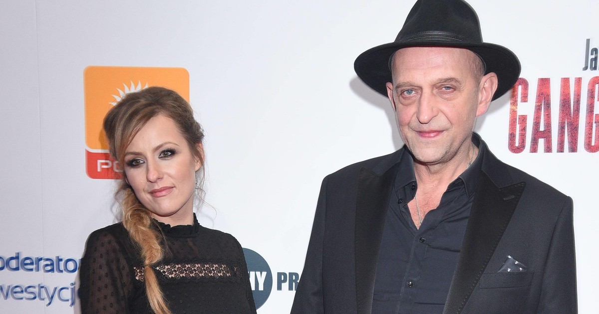 Chabior na premierze filmowej. U jego boku 18 lat młodsza narzeczona