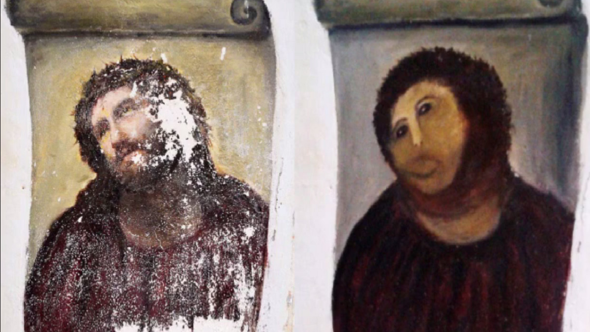 Centrum poświęcone zniekształconemu freskowi Ecce Homo atrakcją miasta ...