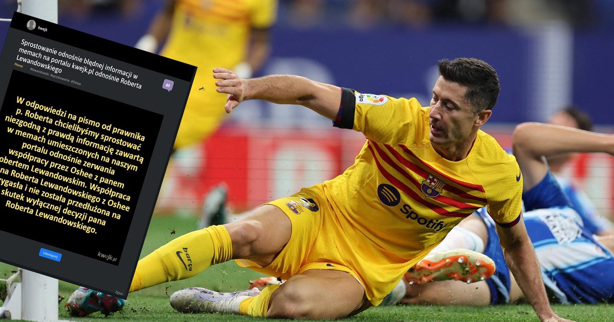 Robert Lewandowski wkurzony na memy. Kwejk musiał przeprosić piłkarza