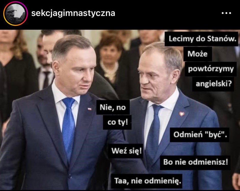 Historyczny wyjazd Dudy i Tuska. Internet zalały memy. Zobacz najlepsze ...