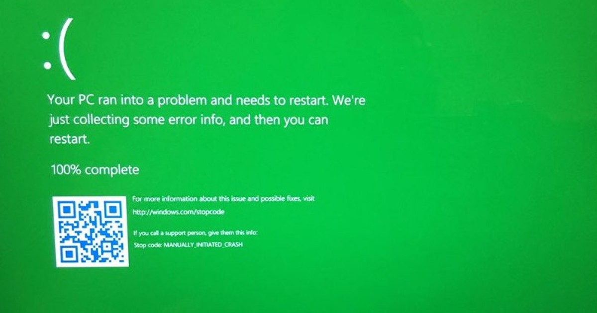 Windows 10 is getting a 'Green Screen of Death' for people who test new ...