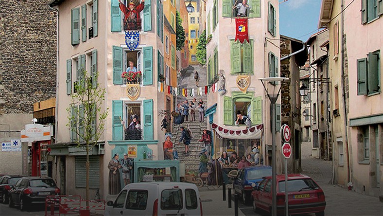 Patrick Commecy i jego murale we Francji - Podróże