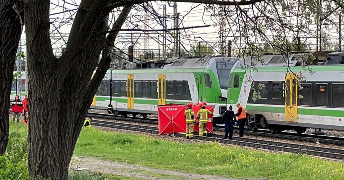 Warszawa: śmiertelny wypadek na torach. Człowiek wpadł pod Pendolino