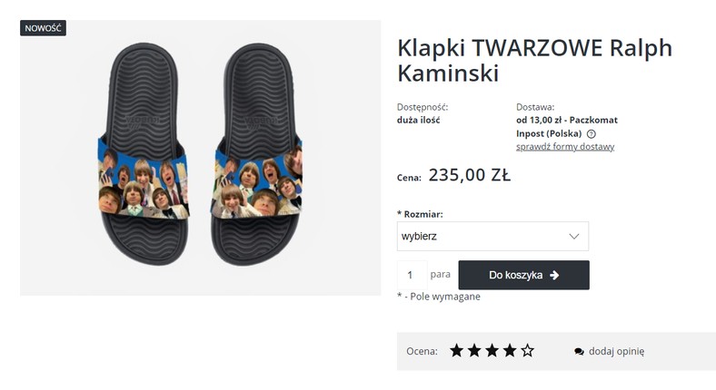 Ralph Kaminski sprzedaje klapki. Nie każdy może sobie pozwolić na taki luksus - Plejada.pl