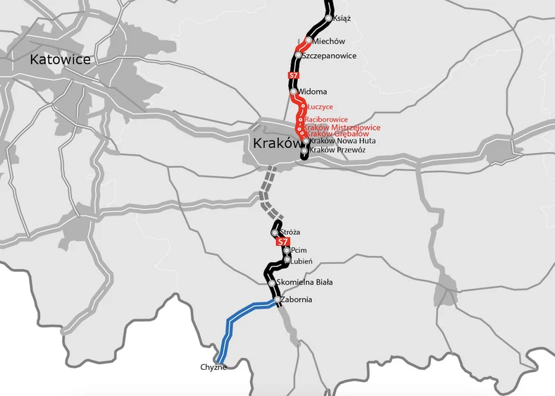 Droga S7 Kraków - Myślenice. Podpisano umowę z projektantem. Kiedy ...