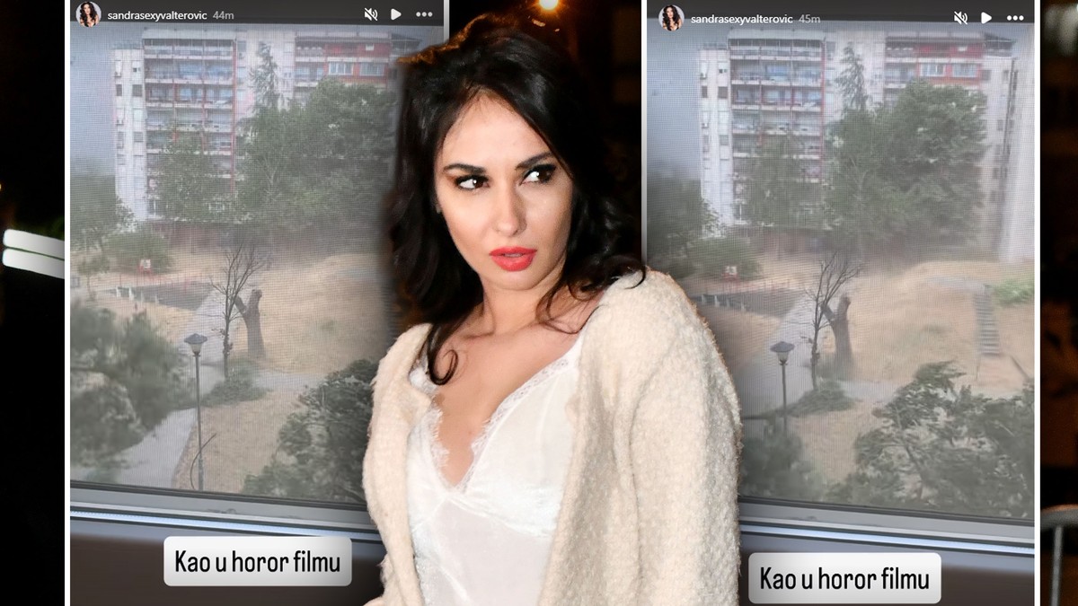 Folkerka snimila nevreme u Beogradu: Vetar nosio grane, bila prava ...