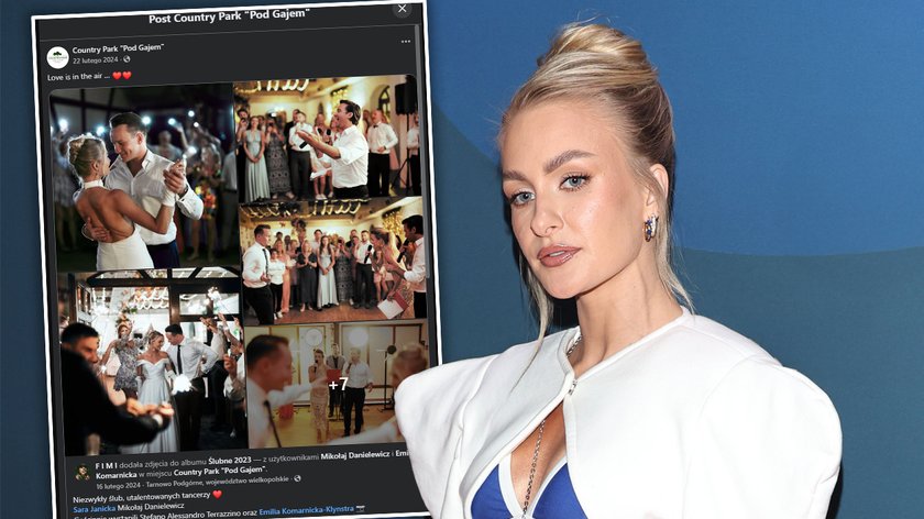 Sara Janicka była już mężatką. Jej ślub wyglądał jak z bajki