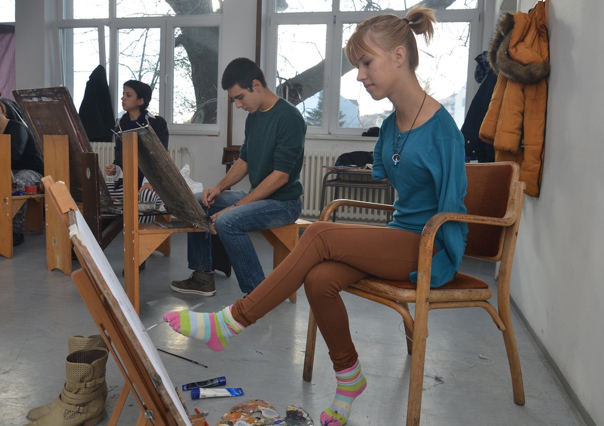 Dejana Bačko stvara prelepe slike nogama