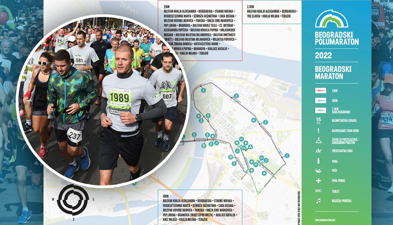 Detaljan spisak zatvorenih ulica za polumaraton u Beogradu - Blic