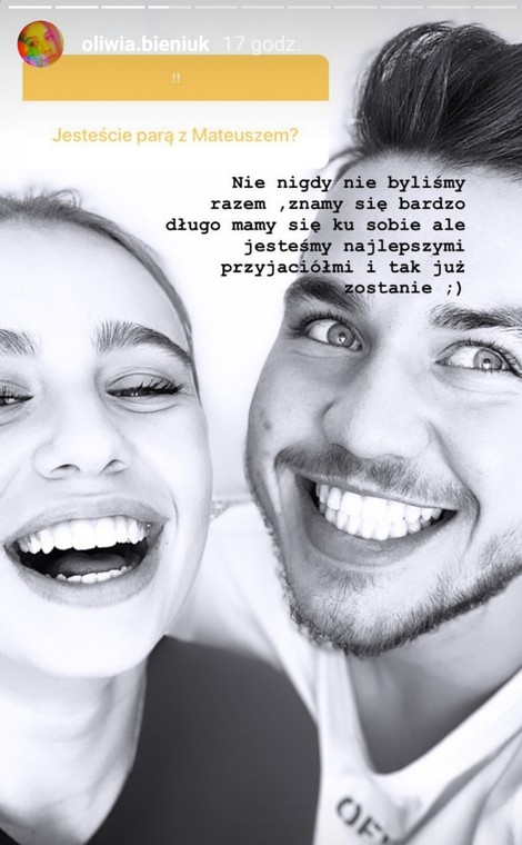Oliwia Bieniuk I Pasierb Natalii Siwiec Są Parą Nastolatka Odpowiada
