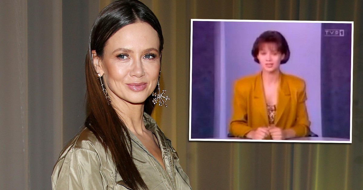 Tak Kinga Rusin debiutowała w telewizji. Nie uwierzycie, to było 30 lat ...