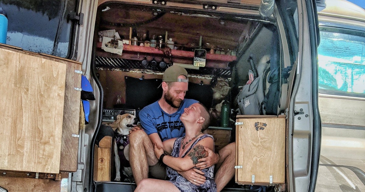 My partner and I lived in a camper van for 3 years before I had an ...