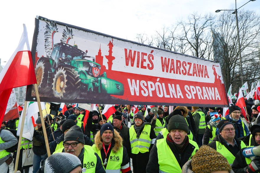 Utrudnienia w Warszawie. Protest rolników przeciwko umowie z Mercosur ...