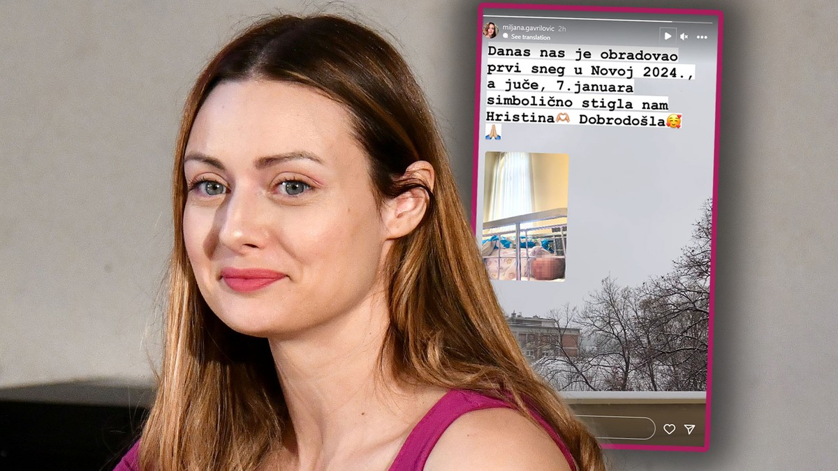 Porodila se Miljana Gavrilović: Glumica na svet donela drugu ćerku i to na Božić: Evo koje ime ...