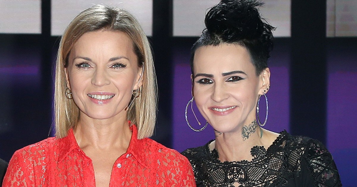 Agnieszka Chylińska i Małgorzata Foremniak w odcinku Mam Talent ... Agnieszka Chylińska i Małgorzata Foremniak w odcinku Mam Talent ...
