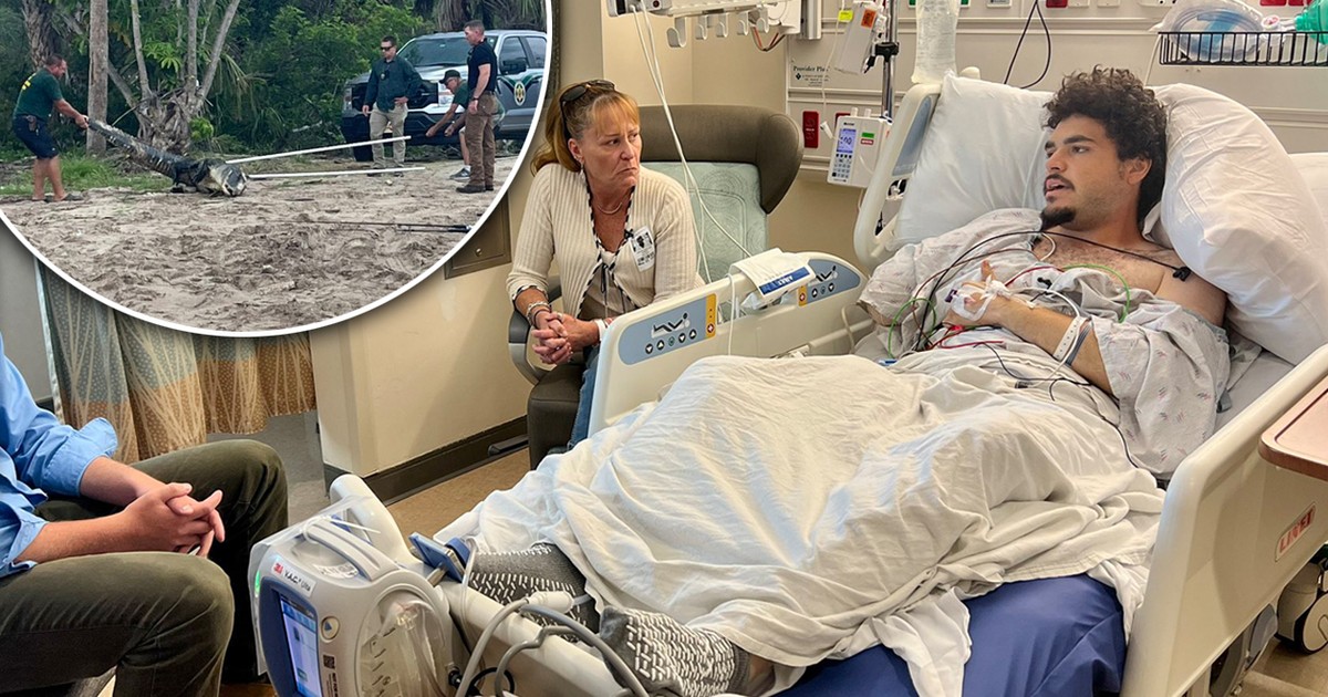 Poszedł za potrzebą nad staw. Aligator urwał mu rękę