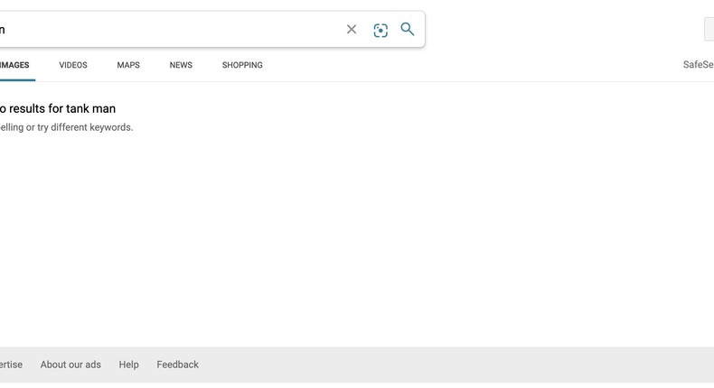 Microsoft Bing censored image searches related to the Tiananmen Square ...