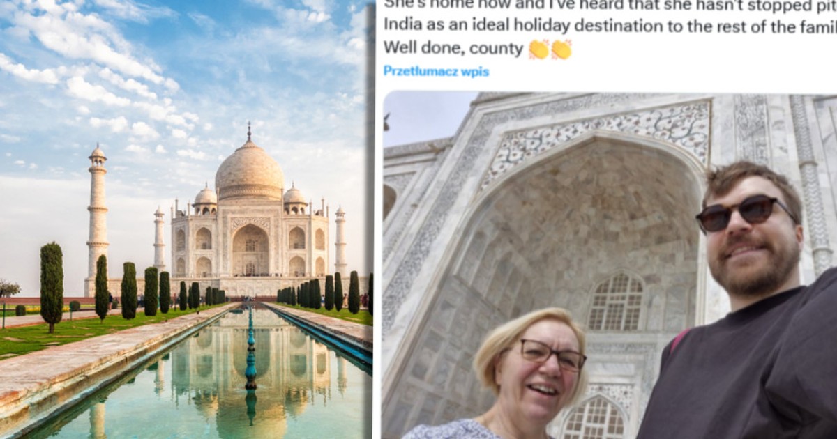 Polak podróżował z mamą po Indiach przez tydzień i oto co jej się ...