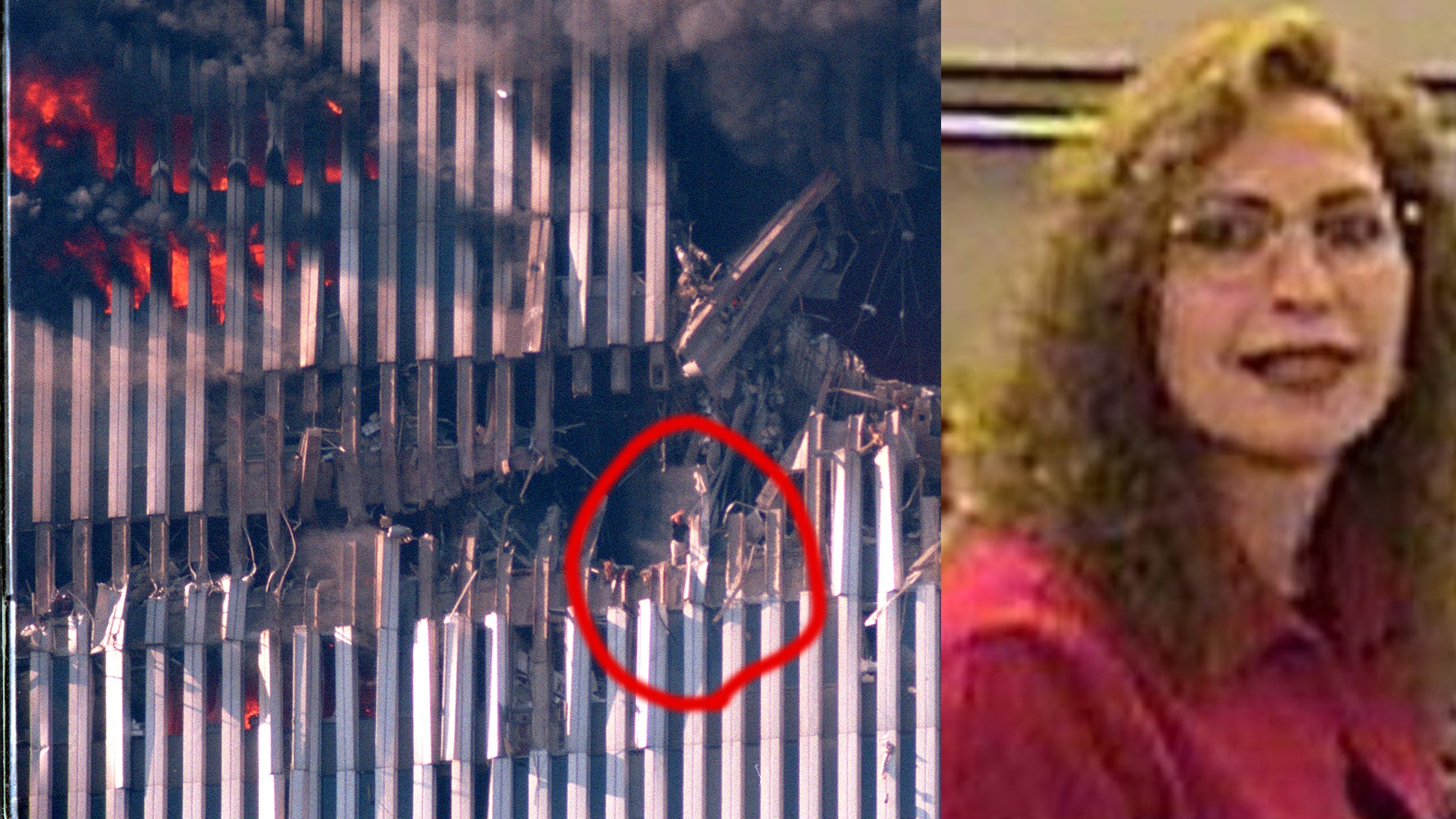 A nő, aki túlélte a szeptember 11-i becsapódást, majd az épületen ...