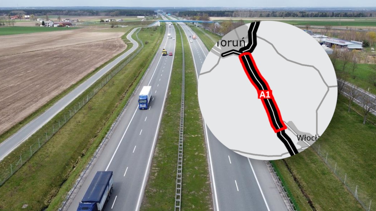 Autostrada A1 Toruń - Włocławek będzie szersza. Pierwsze prace już ...