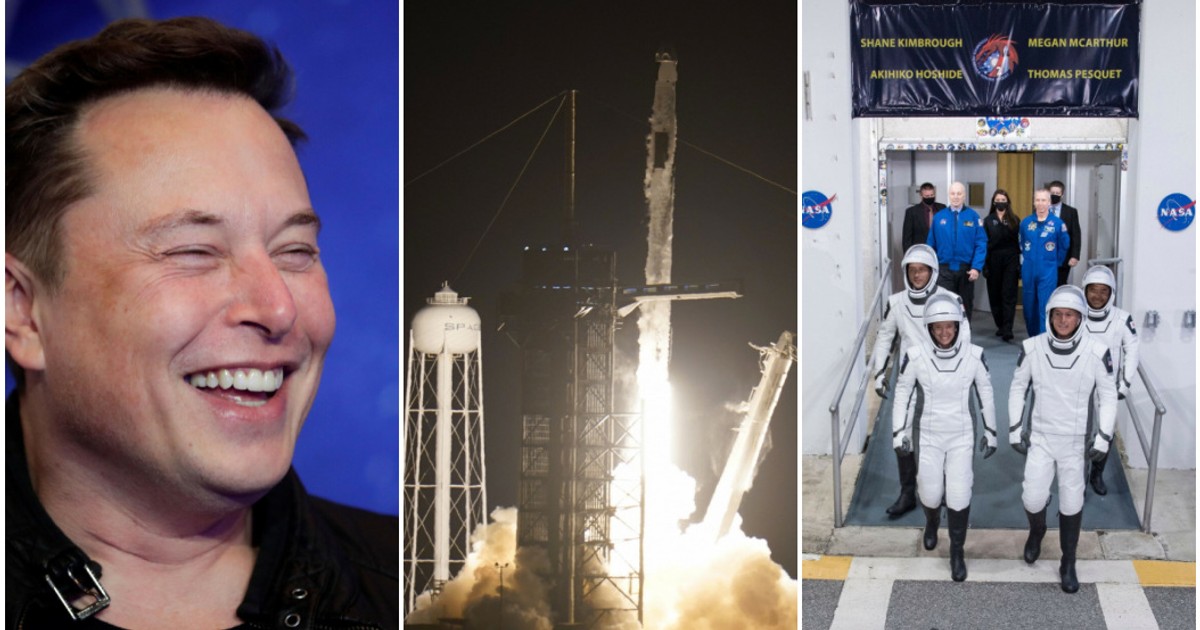 Udany start rakiety Falcon 9 firmy SpaceX miliardera Elona Muska