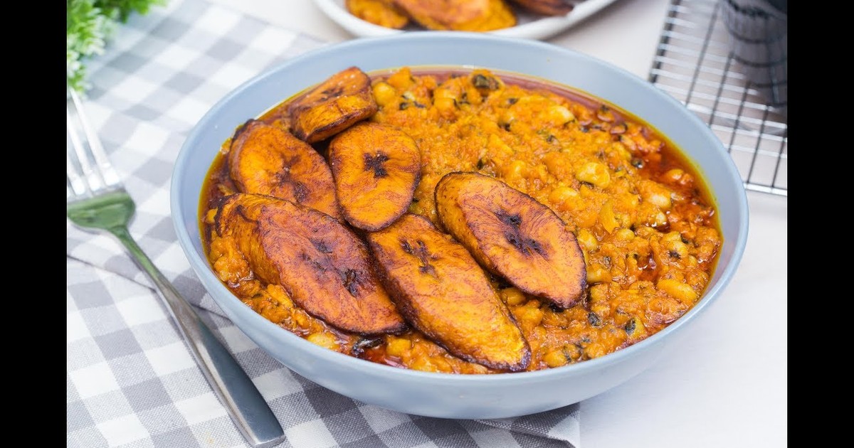 DIY Recipes: How to make 'Red red' (Beans stew with fried plantain) for ...