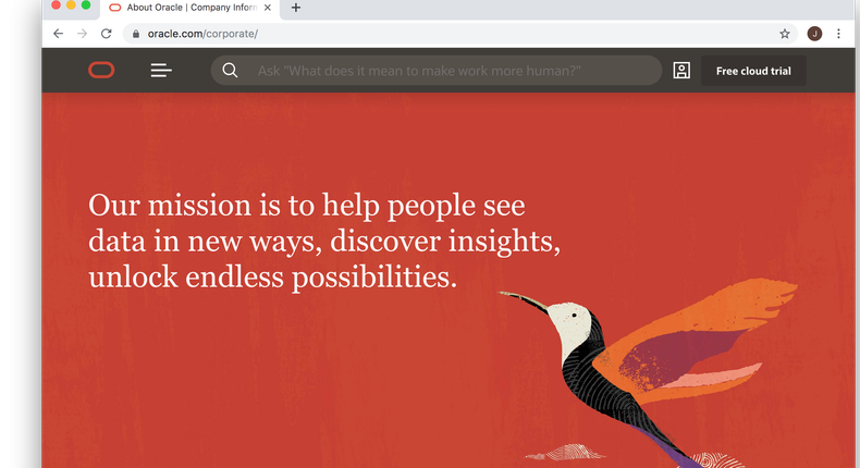 Oracle has a new mission statement from Larry Ellison, and it comes ...