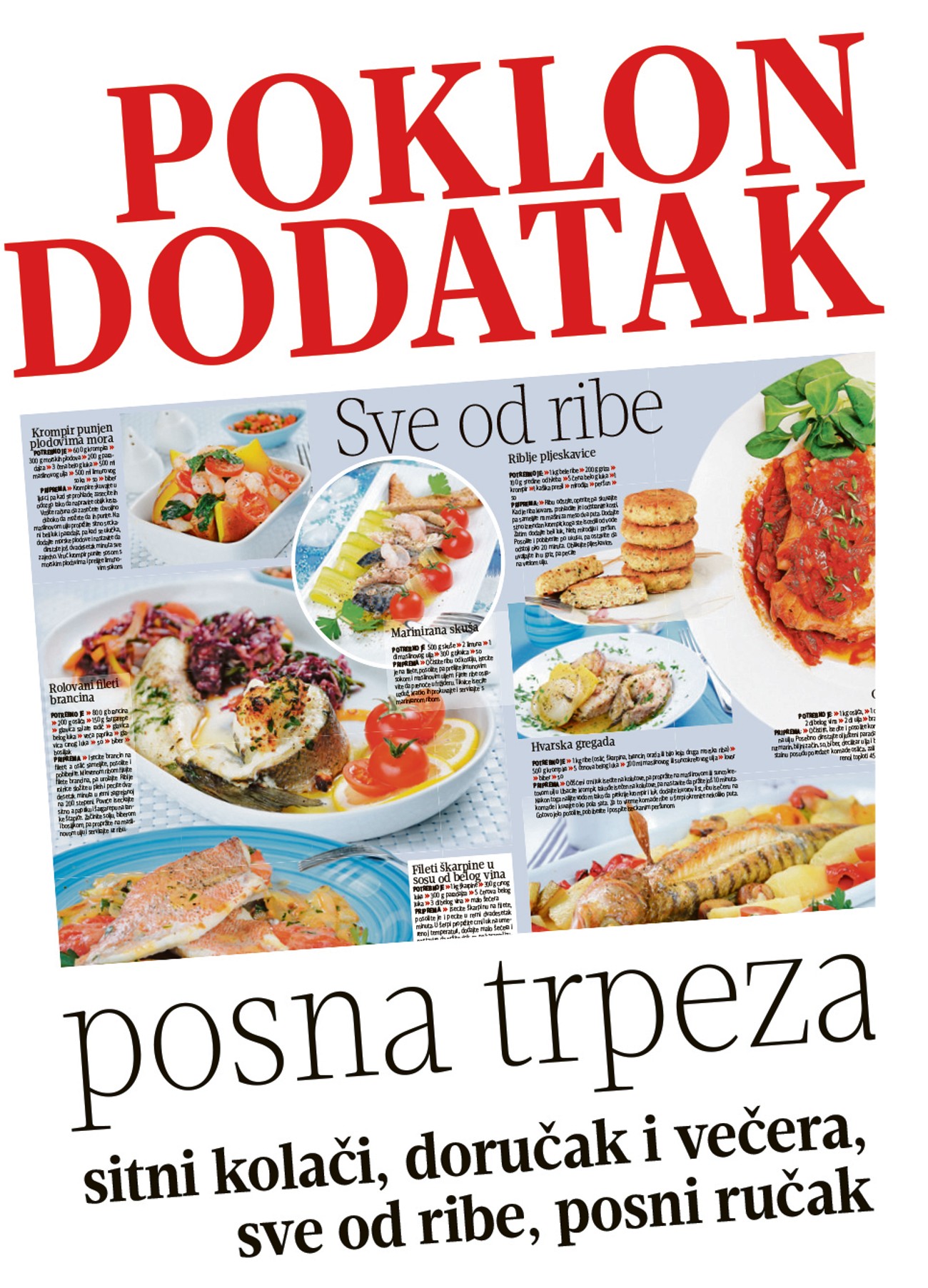 POKLON UZ "BLIC" Najbolji recepti za posna jela i deserte - Blic