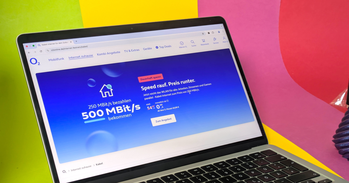 Internet-Vertrag o2 Home XL mit 500 MBit/s jetzt im Preis reduziert ...