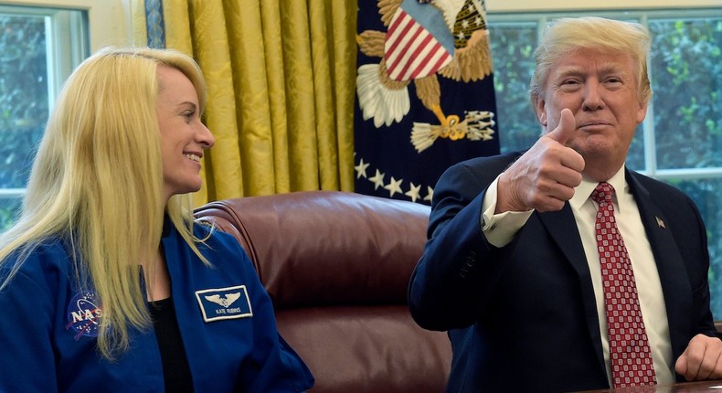 Trump tweeted that the moon 'is a part' of Mars in bizarre statement ...